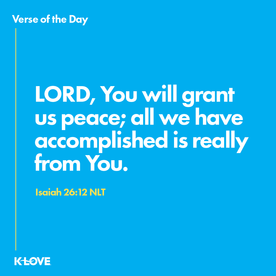 K-LOVE's Verse of the Day | Positive Encouraging K-LOVE