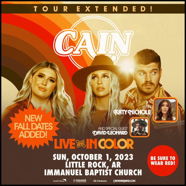 CAIN "Live and In Color" Fall Tour 2023 | Air1 Worship Music