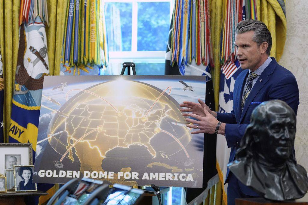 White House Reveals Plans For $175B 'Golden Dome' Missile Defense System To Protect America ...