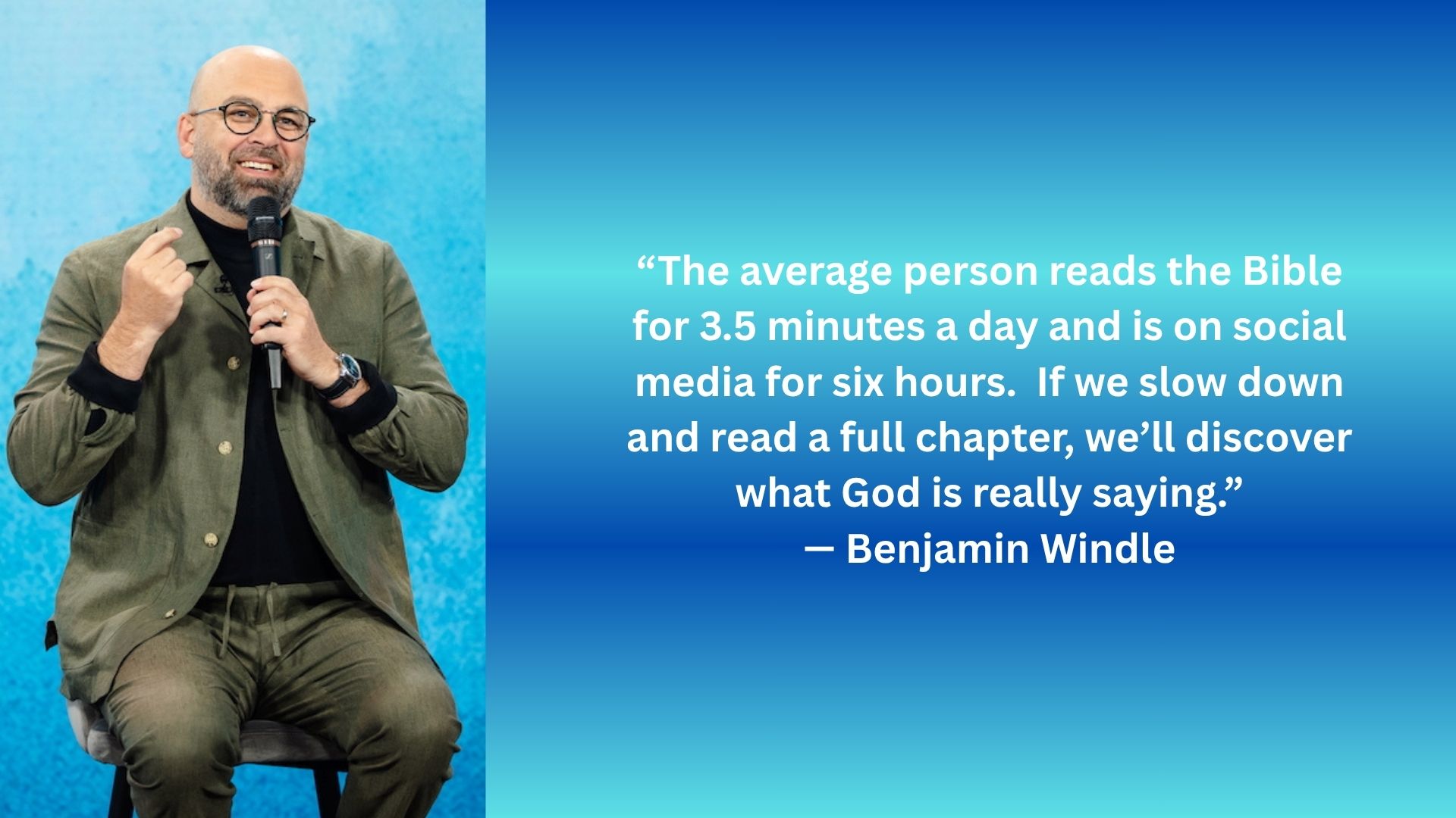 A Bible Revival Is Stirring: Pastor Benjamin Windle On The Return To ...