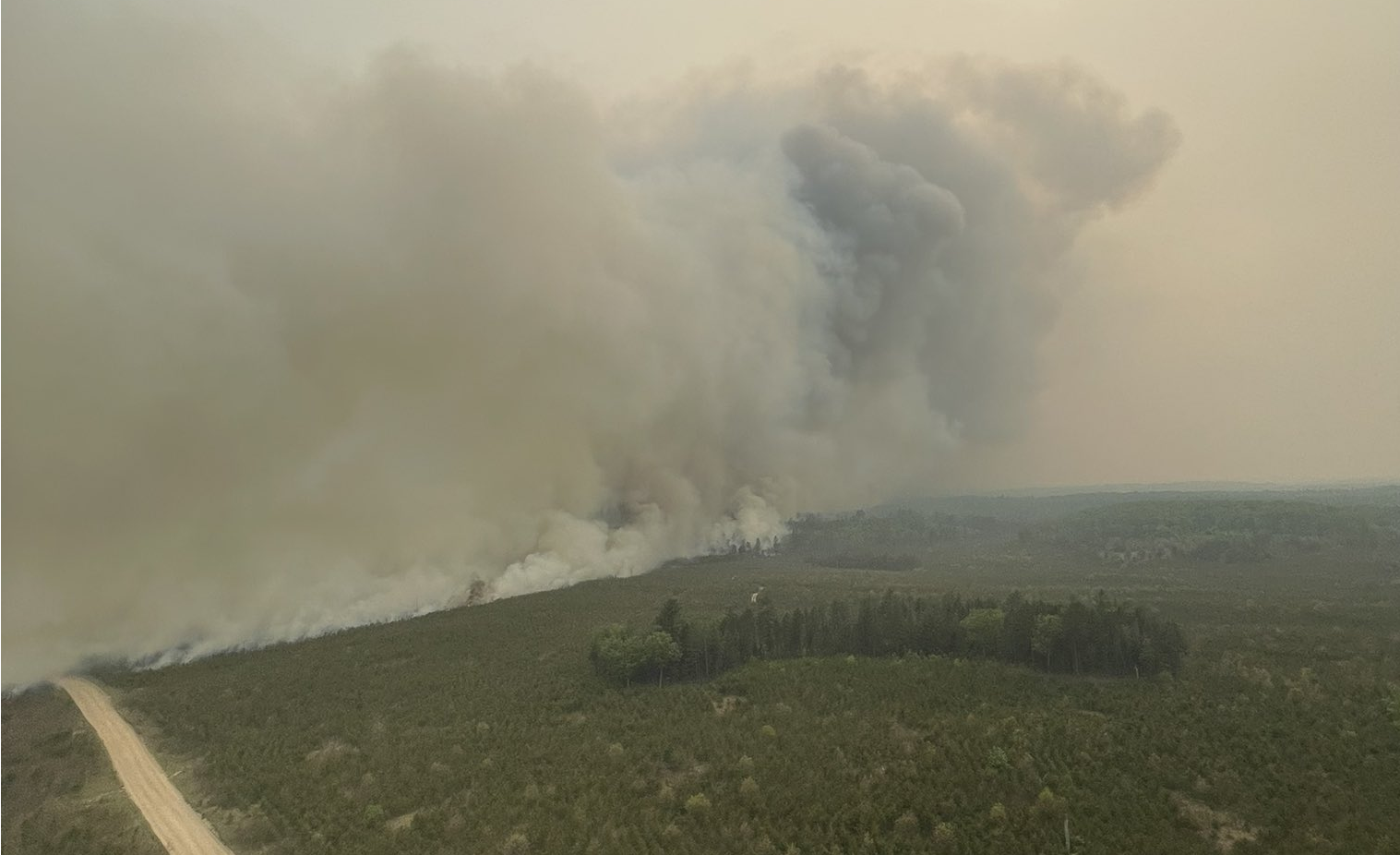 Michigan Wildfire Burns More Than 3 Square Miles | Positive Encouraging ...