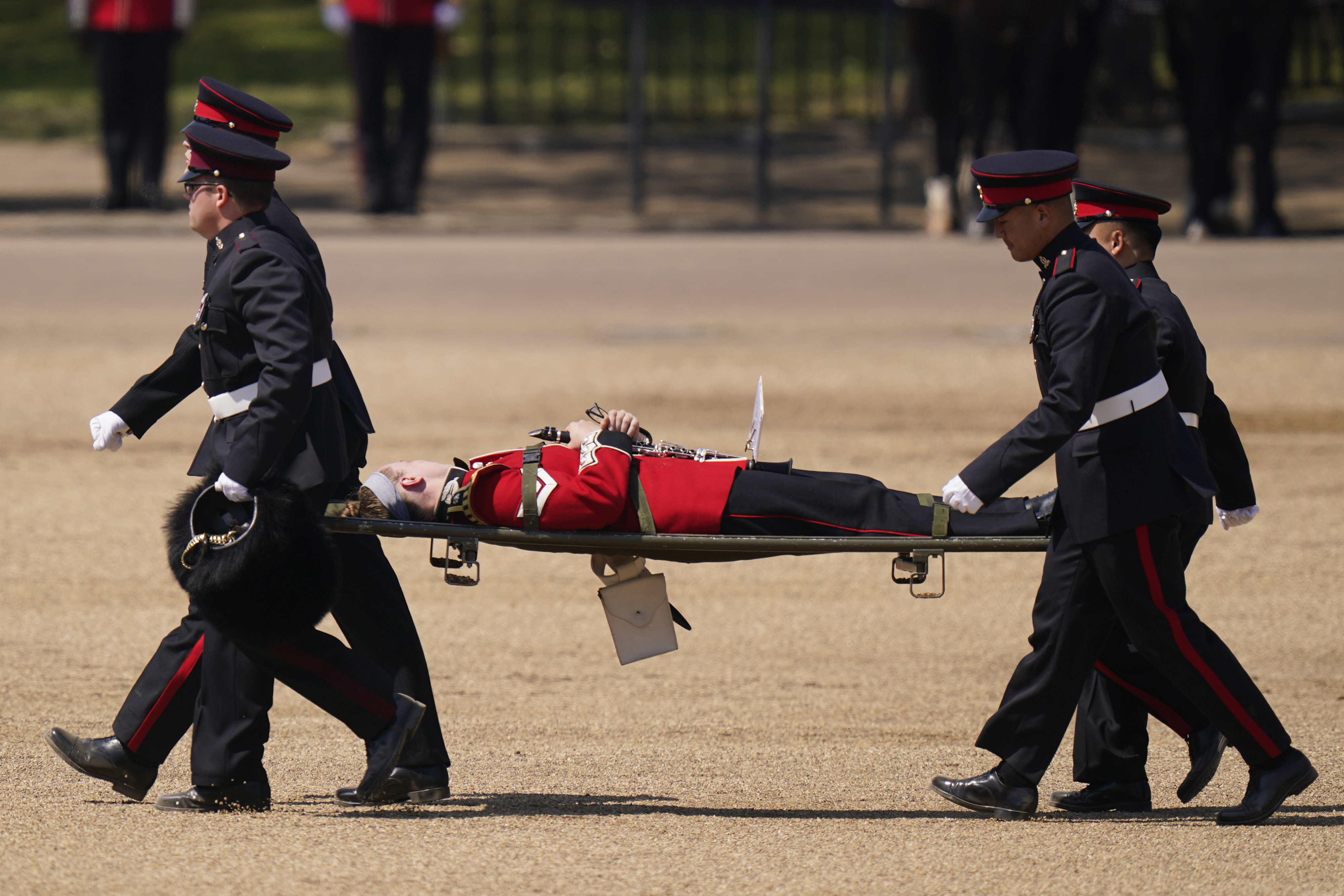 Several Troops Succumb To The Heat, Fainting As Prince William Reviews ...