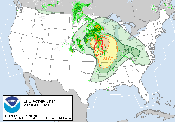 'Enhanced Risk of Severe Thunderstorms' Includes Hail And Likely ... 'Enhanced Risk of Severe Thunderstorms' Includes Hail And Likely ...