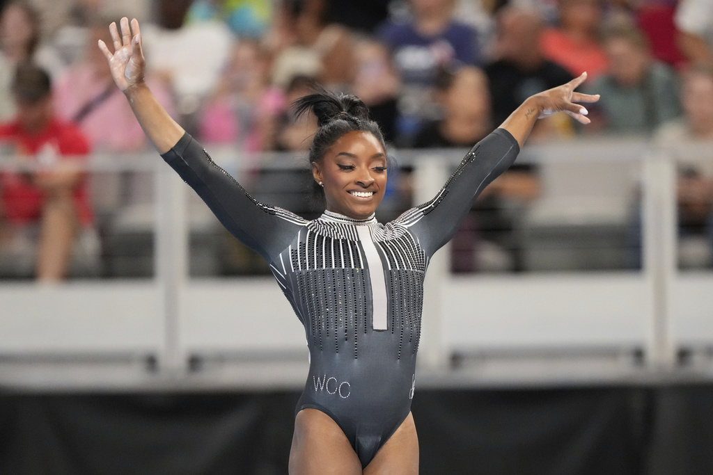 Looking Strong, Simone Biles Takes Early Lead In US Championships ...