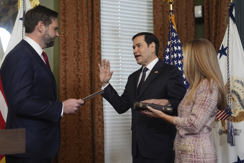 Watch: Marco Rubio Becomes Secretary Of State, Thanks "My Lord And ...