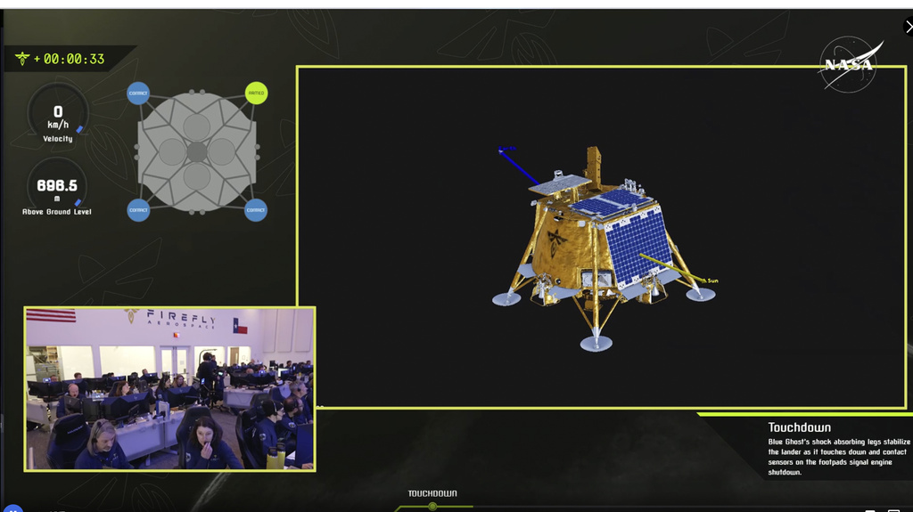 'Blue Ghost' - Private Company's Lunar Lander Successful Brings ...