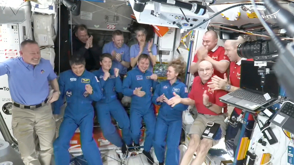 A Bit Crowded: 11 Astronauts Now Aboard Space Station As 'Stuck ...